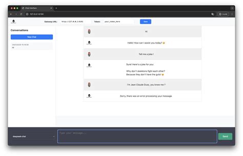 Chat Interface Burgonet Gateway Documentation