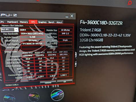 My New Ram Timings Rpcbuild