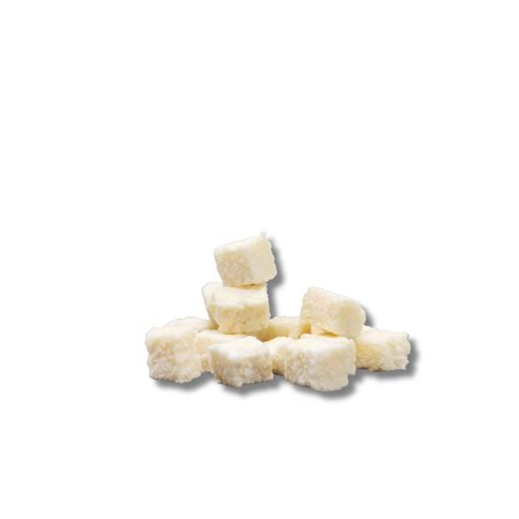 Dehydrated Coconut Cubes Crunchy Sweetness 100g Nutty Plus