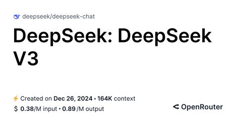 Deepseek V3 Api Providers Stats Openrouter