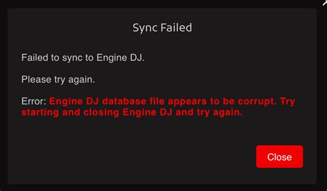 Failed To Sync To Engine DJ Advice Needed Lexicon