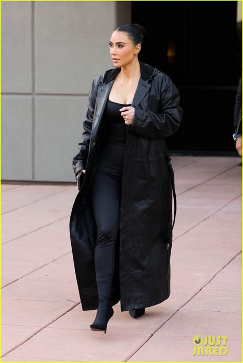 Kim Kardashian Shows Off Her Fit Style While Arriving For A Youth