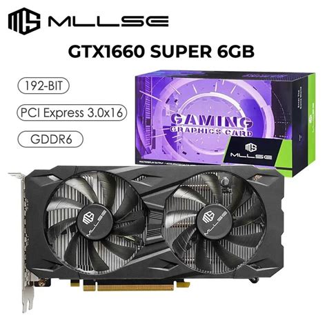Видеокарта Mllse Geforce Gtx 1660 Super 6 ГБ купить по низким ценам