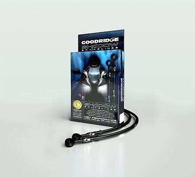 Goodridge Shadow Race Front Brake Hoses For Kawasaki Zx6r 07 08 Ebay