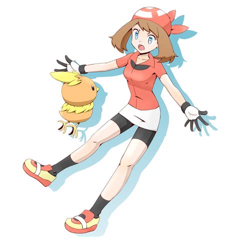 Haru Haru4782 May Pokemon Torchic Nintendo Pokemon Pokemon Rse Red Footwear Highres