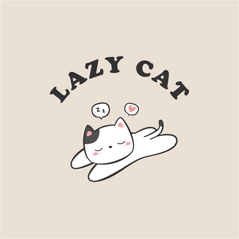 Lazy Cat Cartoon