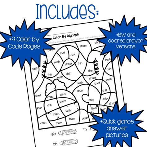 Winter Color By Code Phonics Short Vowels By Printableprompts Tpt