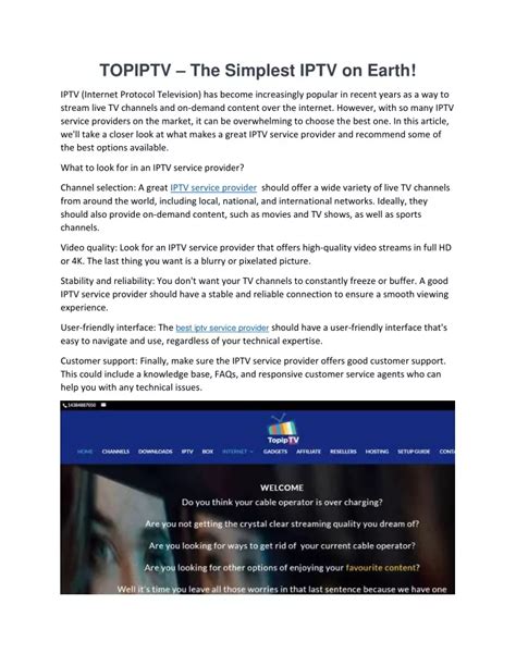 Ppt Top Iptv Powerpoint Presentation Free Download Id 12094527