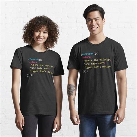 Javascript Anonymous Function T Shirt For Sale By Daliusd Redbubble