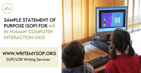 Sample Statement Of Purpose SOP For MS In Human Computer Interaction HCI Write My Sop