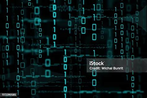 디지털 추상 적 배경으로 바이너리 데이터 매트릭스 네트워크 기술 배경 컴퓨터 범죄에 대한 스톡 벡터 아트 및 기타 이미지