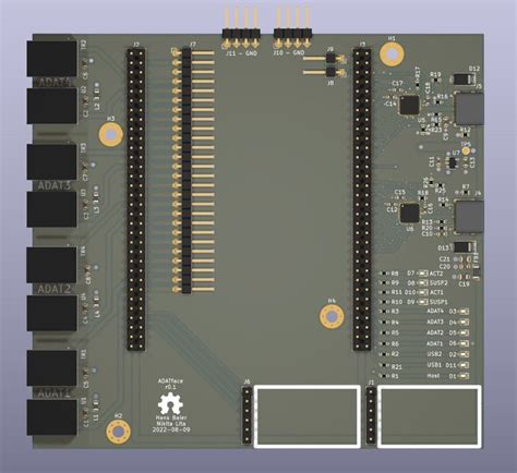 Kicad Projects Adat Usb Audio Interface By Hansfbaier Kicad Rookie