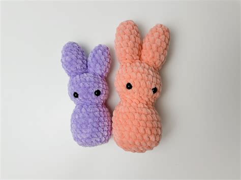 Crochet Easter Peep Bunny Free Crochet Pattern Artofit