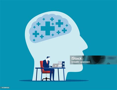 직원의 긍정적 사고 비즈니스 태도 벡터 일러스트 레이 션 개념 개념에 대한 스톡 벡터 아트 및 기타 이미지 개념 계획 긍정적인 감정 표현 Istock