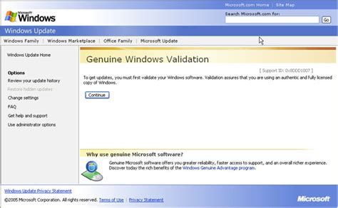 Updating Windows XP And
