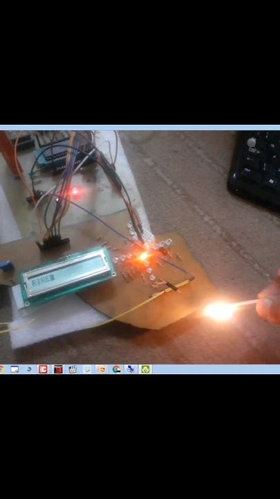 Fire Detection System Using Pic16f877a And Infrared Led Youtube