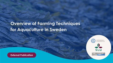 Overview Of Farming Techniques For Aquaculture In Sweden Submariner