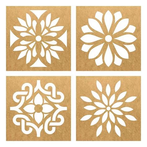 Square Plastic Rangoli Design Stencil At ₹ 50 Piece In Chennai Id 2851783356933