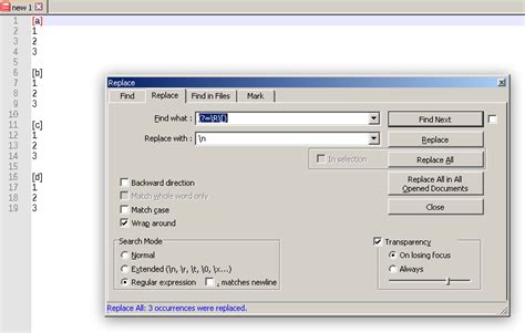 How To Add A Line Space Before After A Letter Word In Notepad Stack Overflow