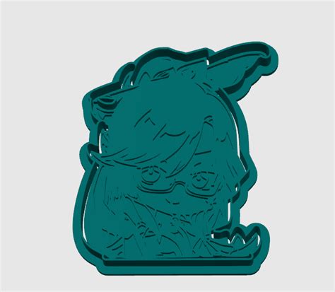 Stl File Genshin Impack Cookie Cutter Xianyun 🍪 ・3d Print Design To Download・cults