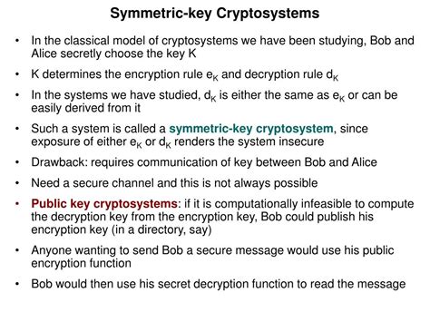 PPT Symmetric Key Cryptosystems PowerPoint Presentation Free Download ID