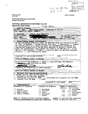 Fillable Online CFR Part NATIONAL REGISTER OF HISTORIC PLACES Fax Email Print PdfFiller