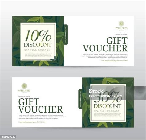 선물 바우처 서식 파일 벡터 일러스트 레이 션 리조트 스파에 대 한 상품권에 대한 스톡 벡터 아트 및 기타 이미지 상품권 스파 온천 쿠폰 Istock