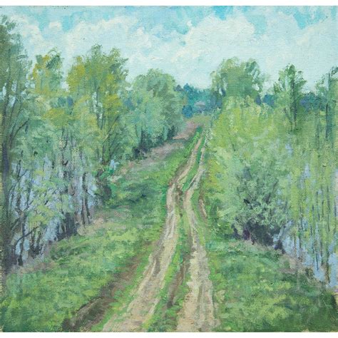 Купить картину Дорога в Москве от художника Бутенков Евгений