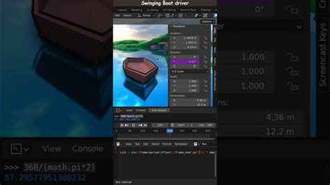 Swinging Boat Driver Animation Animations Blender Artists Community