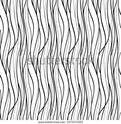 Abstract Lines Waves Pattern Seamless Curve Vector De Stock Libre De