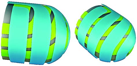 Cad Model Of The Electrode Layout For A Double Curved Fingertip Sensor Download Scientific