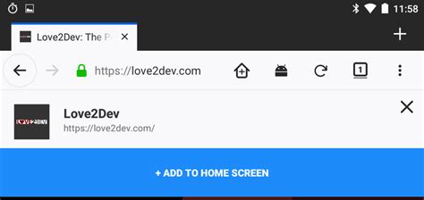 The PWA Add To Homescreen Library