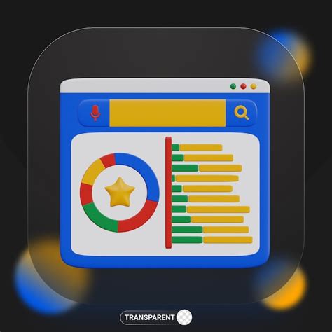 Premium Psd 3d Rendering Analysis Search Engine Optimization