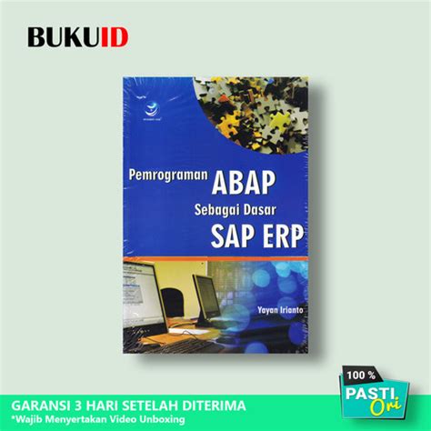jual buku pemrograman abap sebagai dasar sap erp kota tangerang