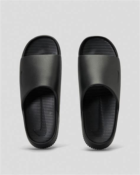 Shop Nike Calm Slides In Black Fast Shipping And Easy Returns City