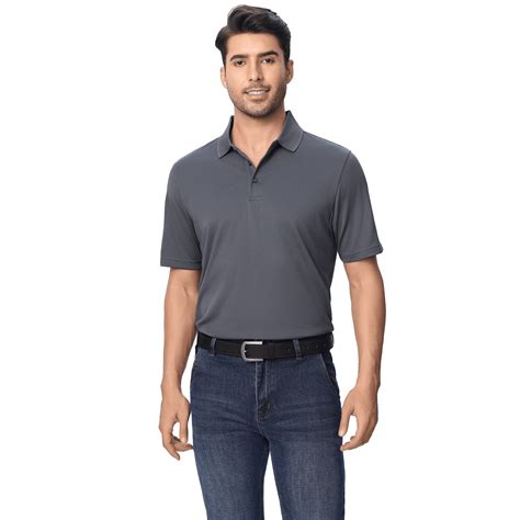 Zfeel High Performance Pure Dry Fit Poly Polos T Shirt For Men Short