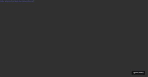 Material Ui Dark Theme Codesandbox