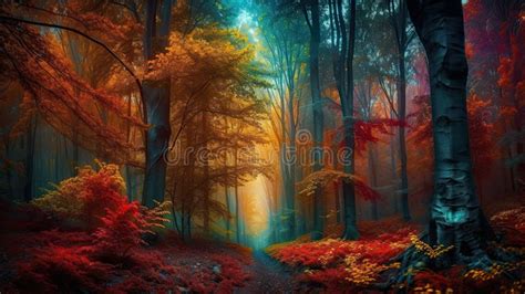 Surreal Nature A Colorful Dreamscape Stock Image Image Of Peaceful