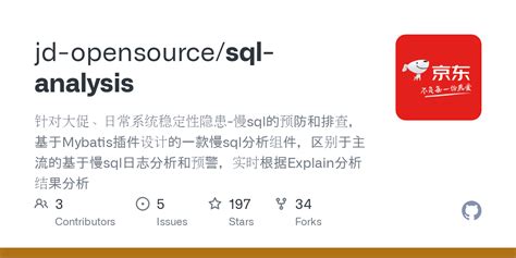 issues · jd opensource sql analysis · github