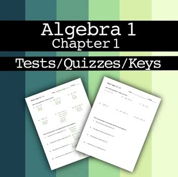 Assessments Equations Absolute Values Integrated Math TPT
