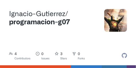 Github Ignacio Gutierrezprogramacion G07