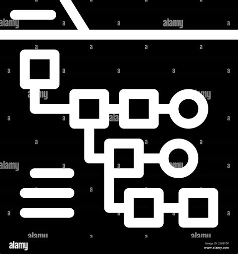 Exploratory Data Analysis Glyph Icon Vector Exploratory Data Analysis Sign Isolated Contour