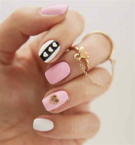 Color Rosa Pastel Uñas Cortas Diseños De Uñas 2019 Elegantes ~ Uñas