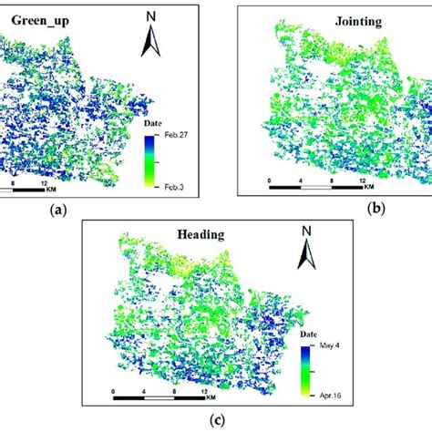 Left Column Shows The Extracted Results Of The Wheat Phenological Download Scientific Diagram