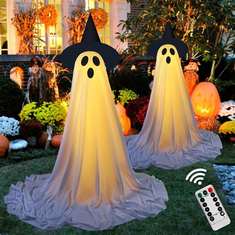 2packs Halloween Decorations Outdoorhalloween Party Decorations Indoorspooky Ghost
