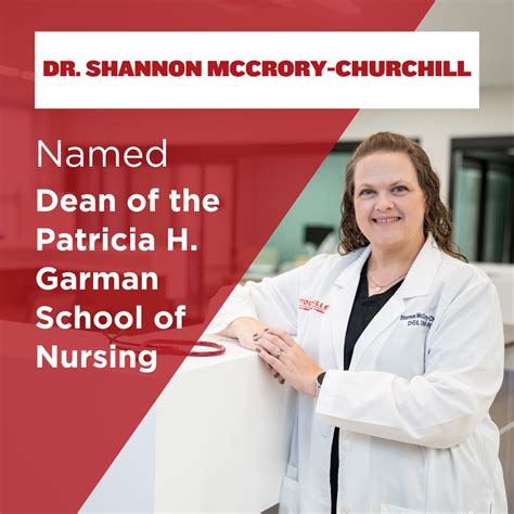 Dyouville Dr Shannon Mccrory Churchill Has Been Appointed Dean Of