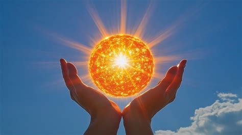 Free Sun In Hands Image Sun Hands Sky Download At Stockcake