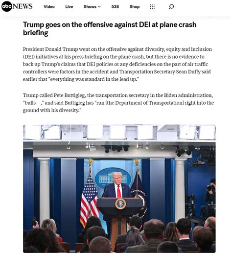 The Diversity Initiative Trump Referred To Was In Place During His First Term Album On Imgur