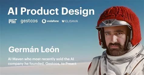 ai product design by germán león on maven