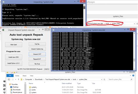 Tool Unpack Repack System Img System New Dat TEAM RAMPAGE